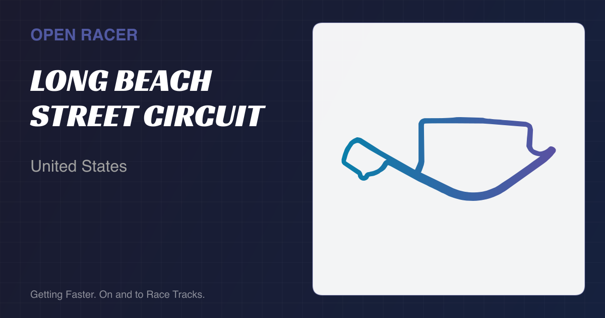 Long Beach Street Circuit - Long Beach Grand Prix - United States ...