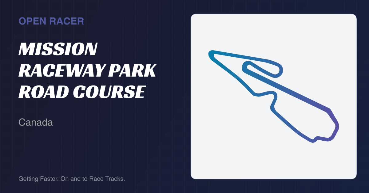 Mission Raceway Park Road Course - Mission Raceway Park - Canada | Open ...